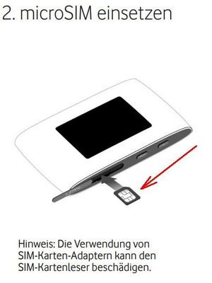 SIM-Karte im mobilen HotSpot R219t einlegen - Vodafone Community