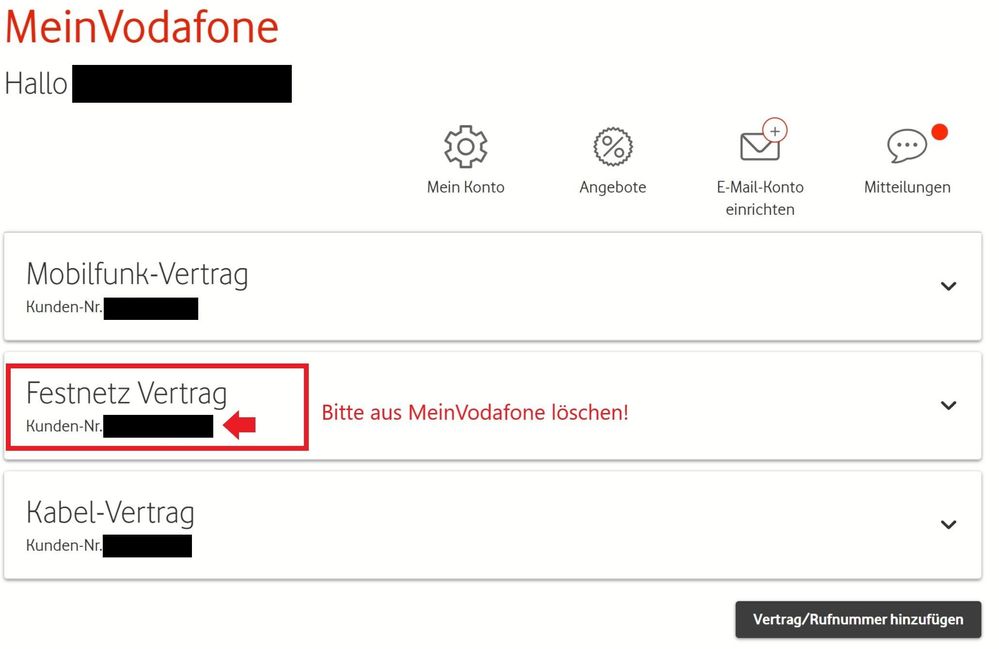 Uralt-DSL-Festnetz-Vertrag aus MeinVodafone-Konto ... - Vodafone Community