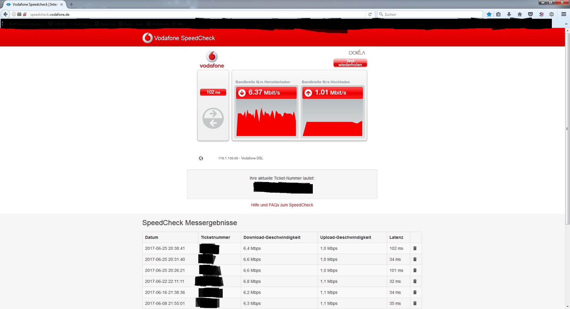 PING Probleme SEIT MONATEN - Vodafone Community